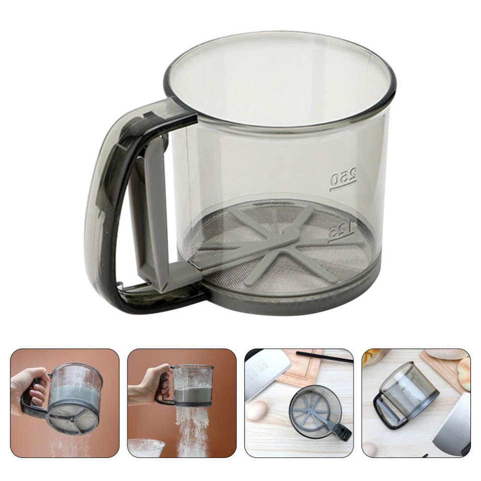Kitchen Reusable Handle Sugar Sifter Baking Sifter Kitchen Baking Home ...