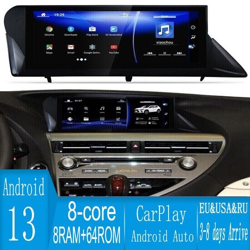 10.2" Android Navigation Car GPS Stereo Radio For Lexus RX RX350 RX450H ...