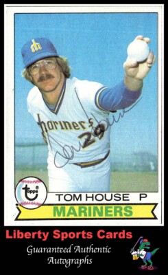 1979 Topps Tom House #31 Authentic Autographed Card Seattle Mariners | eBay