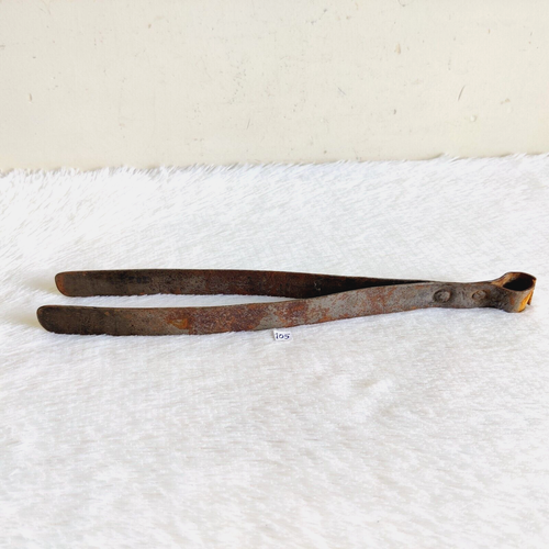 1920s Vintage Primitive Iron Tong Tweezer Decorative Old Collectible ...