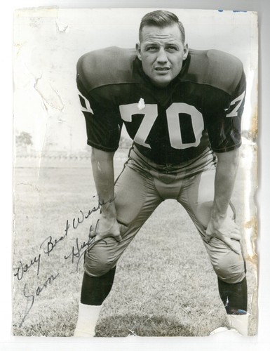 SAM HUFF Signed Authentic Autograph ~ Cut 8x10 Photo | eBay