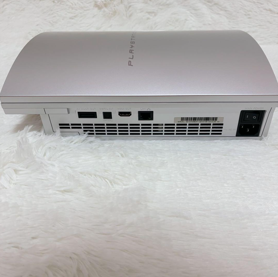 Tested PS3 Console 80GB Satin Silver CECHL00 Sony PlayStation 3 W ...