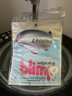 NOS Alvimar Goodyear Blimp Inflatable Deadstock Vtg 70s | eBay