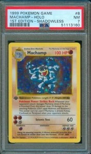 Machamp 1999 Pokemon Game #8 1st Edition Holo (Shadowless) Price Guide ...