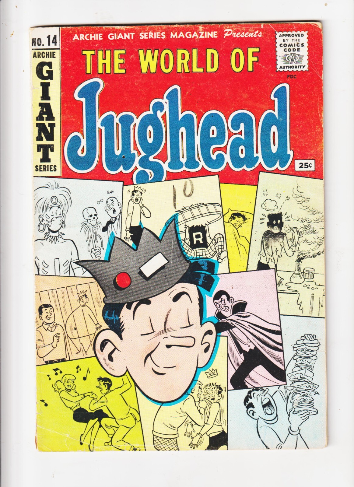 Archie's GIANT SERIES 14 WORLD OF Jughead 1961 Silver Age Comic Book ...