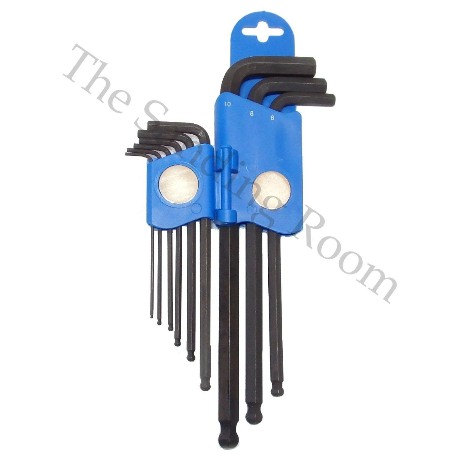 LONG Ball End Allen Hex Key Hexagonal Alen Keys Set 9 PCS 1.5-10mm ...