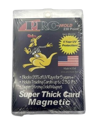Pro-Mold Magnetic One-Touch Trading Card Holder 230pt Super Thick ...