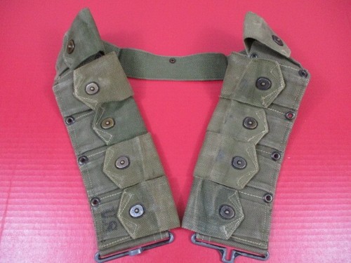 WWII Era US Army M1923 Ammunition Cartridge Belt - Dated 1944 - M1 ...