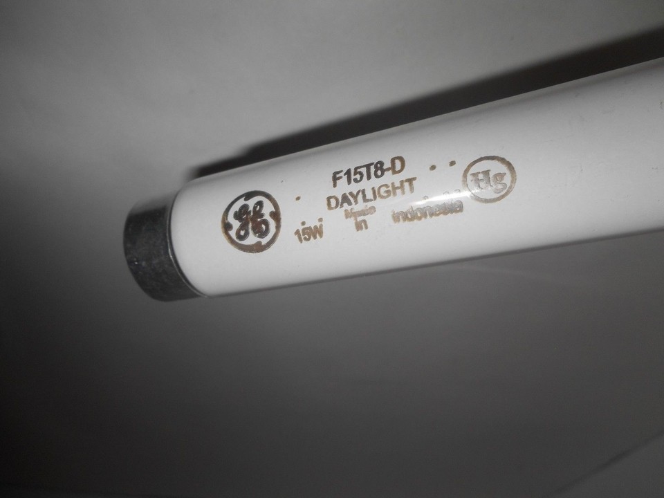 GE 18 inch Daylight F15 Fluorescent Bi-Pin F15T8 Tube | eBay