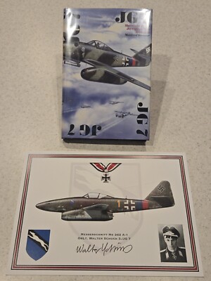 JG7 The Worlds First Jet Fighter Unit With Ace Signed Profile ...