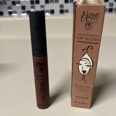 Bloom Aromatherapy Lip Gloss Pucker Deep Red | eBay