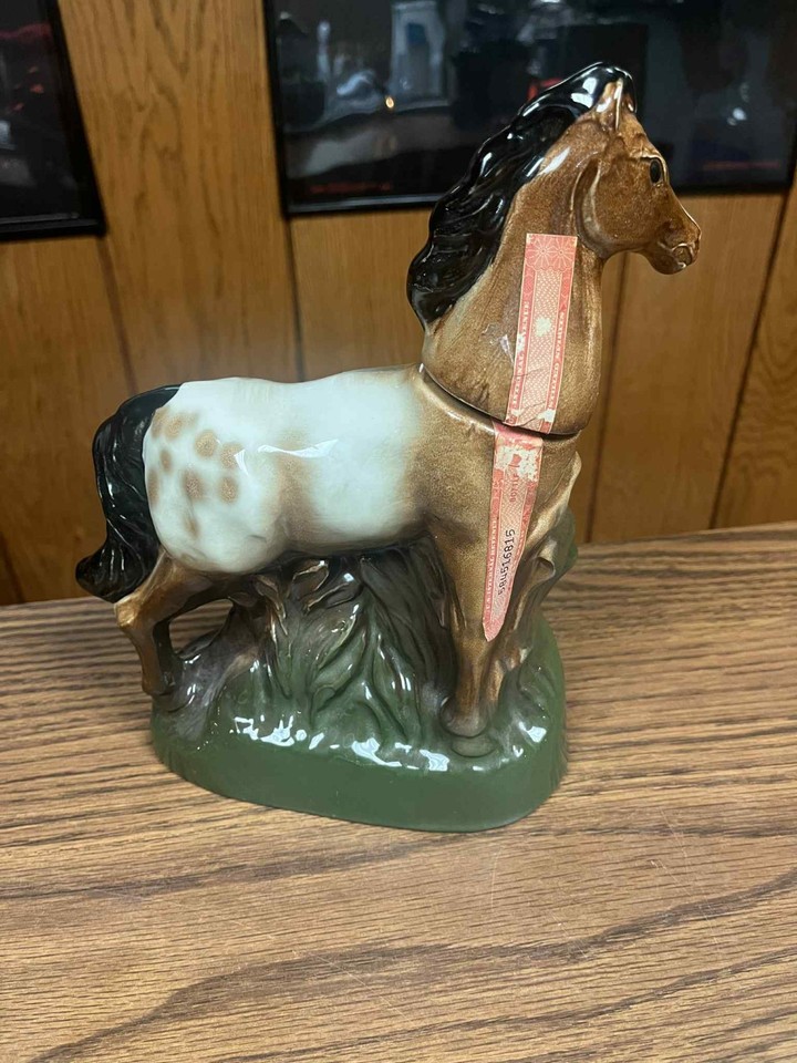 1974 Jim Beam Empty Appaloosa Horse Bourbon Whiskey Decanter | eBay