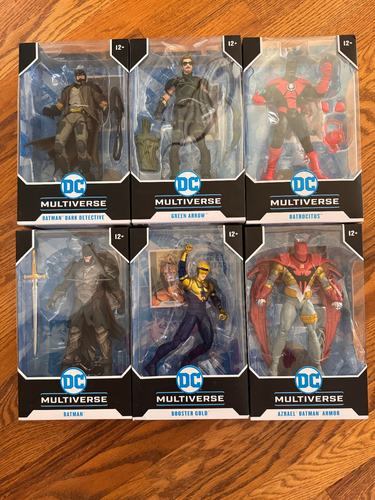 McFarlane DC Universe 6 Figure Lot - Batman, Batrocitus, Green Arrow ...
