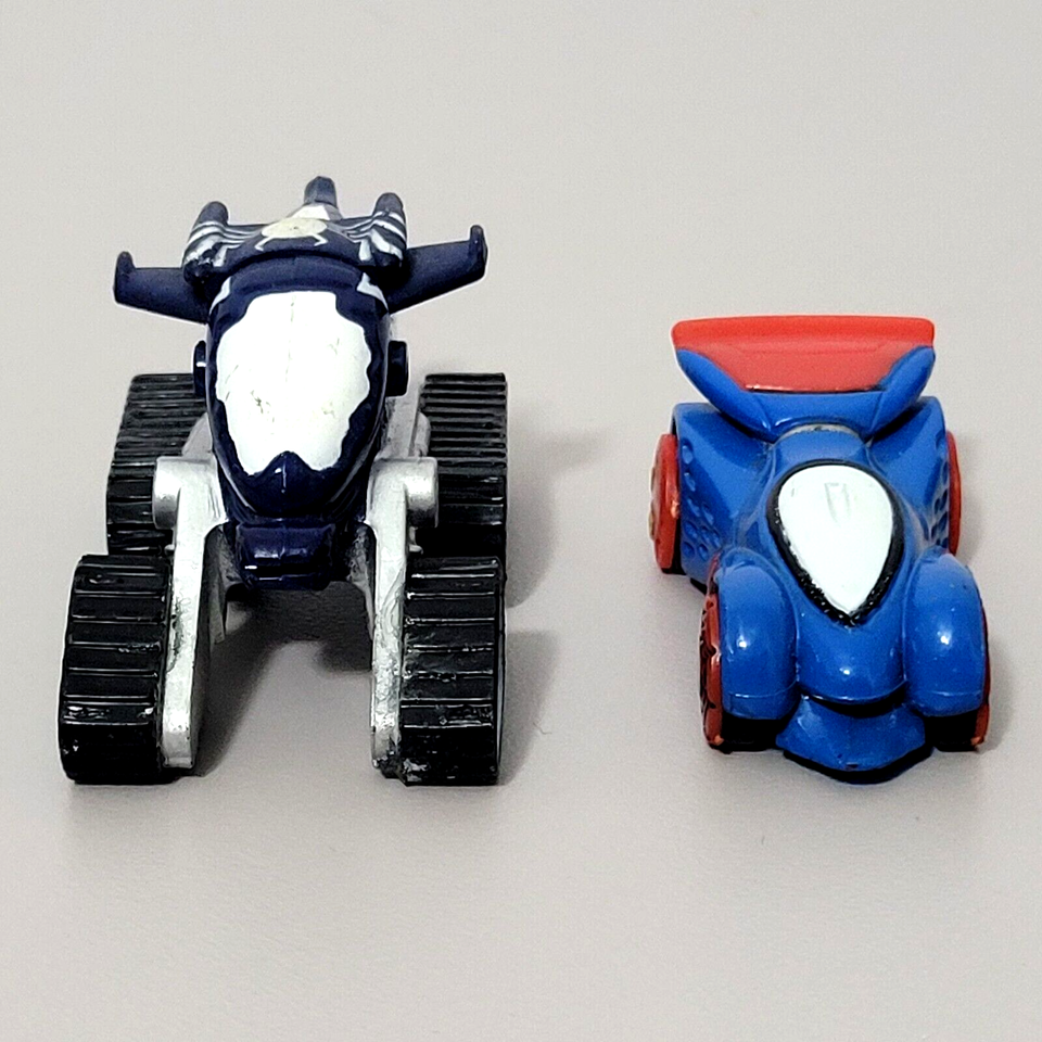 2 x VENOM Flying ATV and SPIDER-MAN Turbo Car 1993 Micro Machines ...