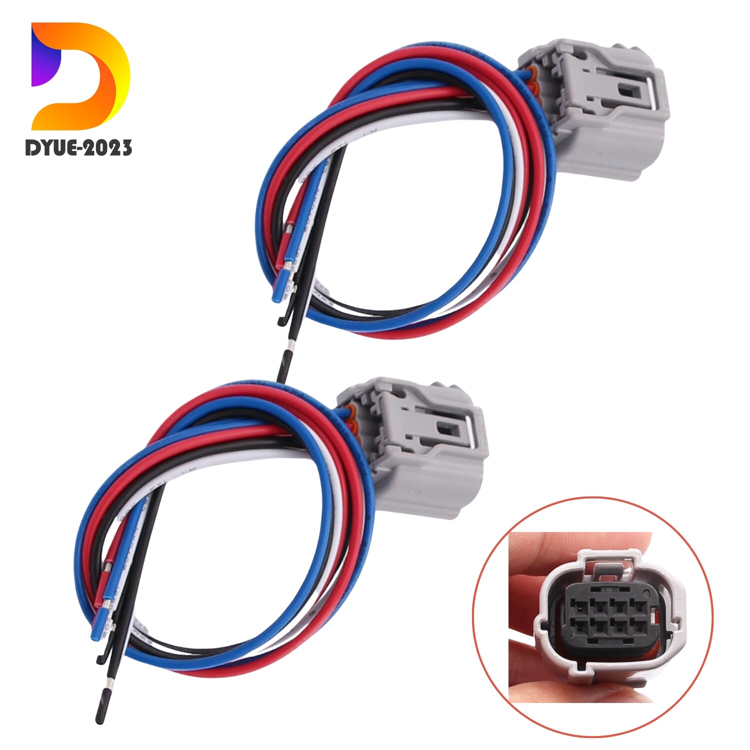 2 x Front Radar Sonar Sensor Connector Plug Harness for Toyota Mirai ...