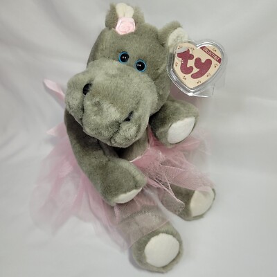 Ty Collectibles GRACE Ballet Hippo Jointed Plush Vintage 1993 | eBay