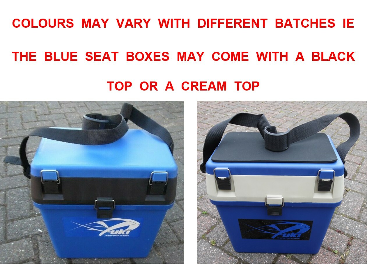 YUKI SEAT BOX SYSTEM WITH INTERGRATED TACKLE BOXES TOP CUSHION ...