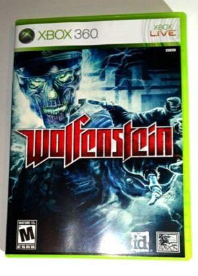 WOLFENSTEIN XBOX 360 (2009) CIB VINTAGE SHOOTER - RARE OUT OF PRINT ...