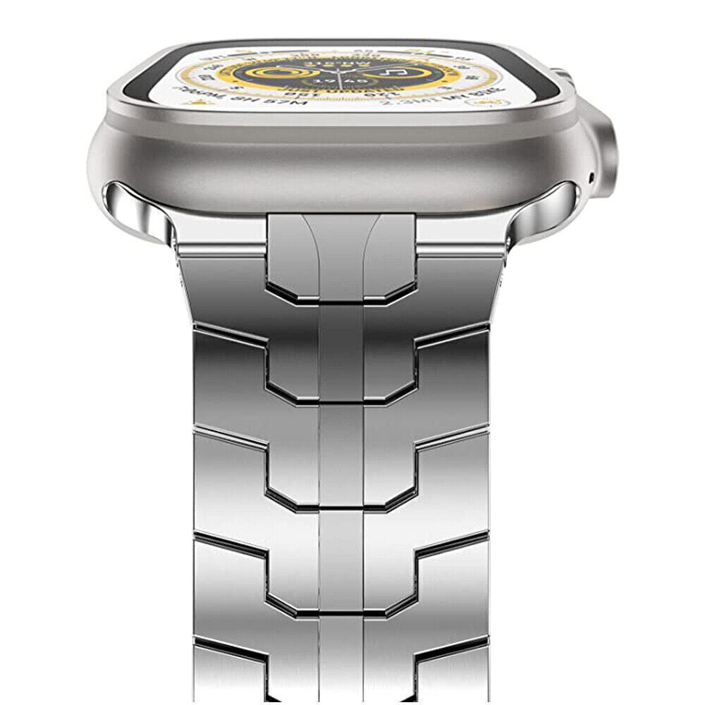 iWatch Titanium Metal Band For Apple Watch Ultra 49mm 8/7/6/5/4-1 40/41 ...
