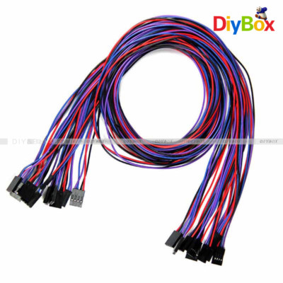 4Pin 70cm Cable set Female-Female Jumper Wire Arduino 3D Printer Reprap ...