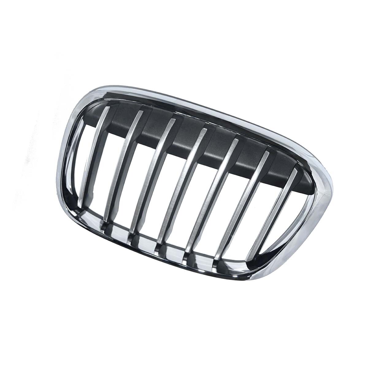 Chrome Front Bumper Upper Grille Grill Left 51117383365 For BMW X1 F49 ...