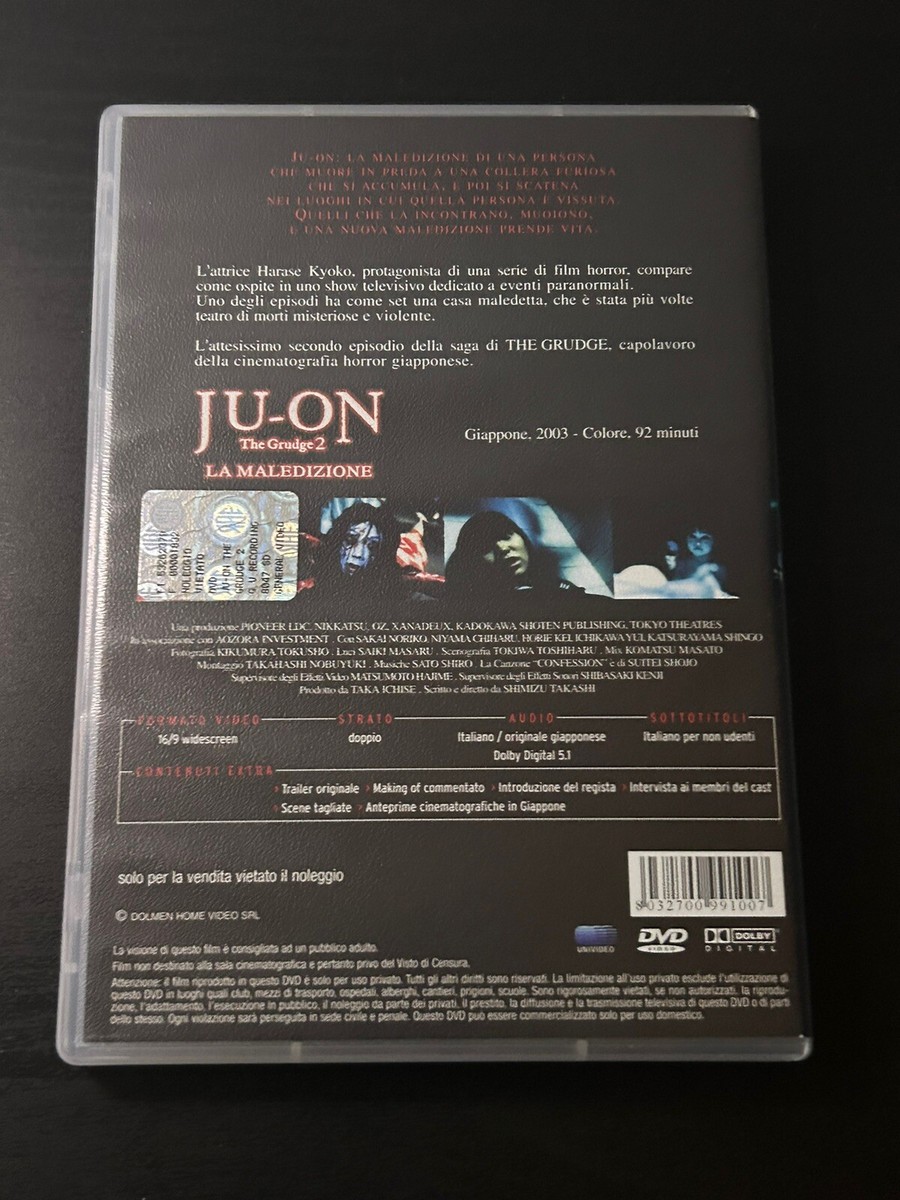 Juon 2 The Grudge 2 La Maledizione Dvd Cover THE GRUDGE 2 Ju On La
