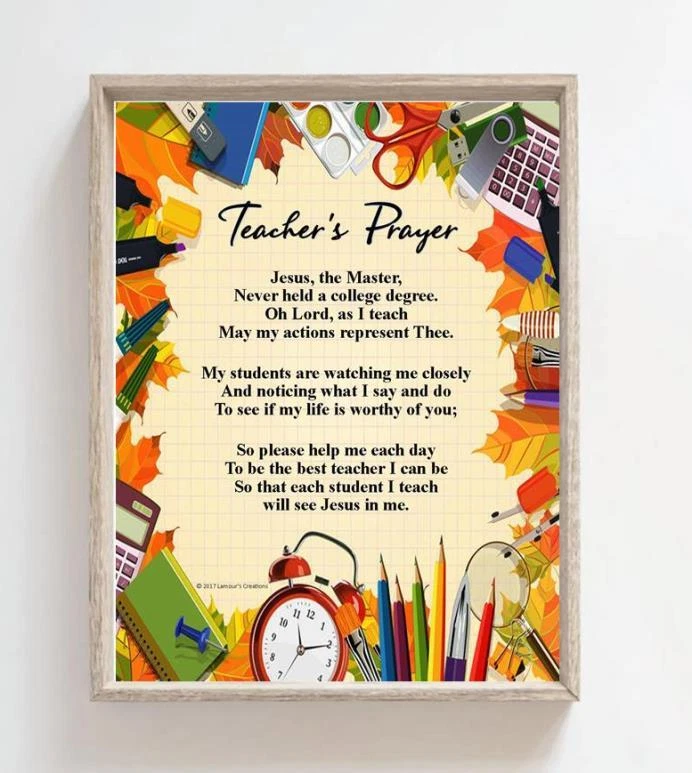 Christian Teacher Appreciation Cards