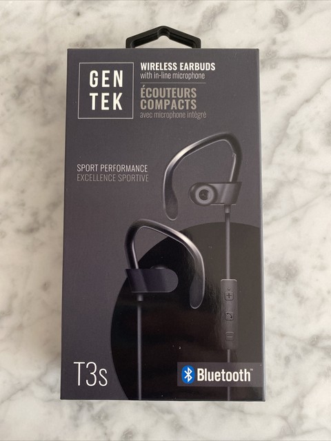 Gentek Tw2 Wireless Earbuds With Portable Charging Case Black for sale ...