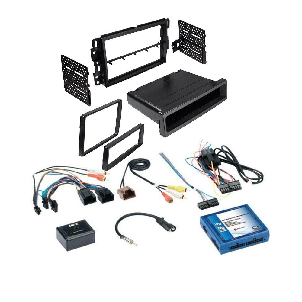 Car Radio install dash kit w/ OnStar®-chimes-BOSE Harness for 2008-13 ...