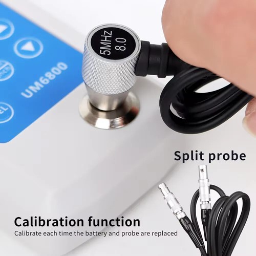 Double Precision Ultrasonic Thickness Gauge Pipe Wall Thickness Gauge ...