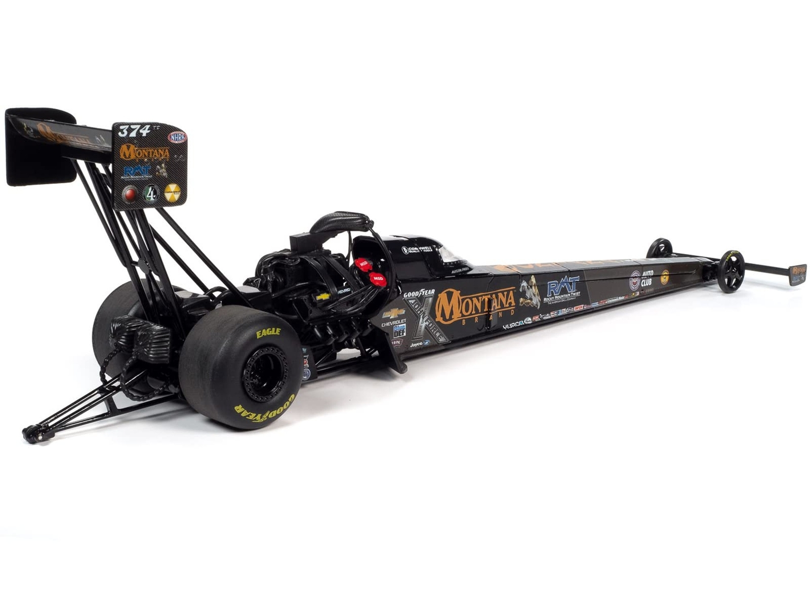 2022 NHRA Funny Car TFD (Top Fuel Dragster) Austin Prock Montana Brand ...