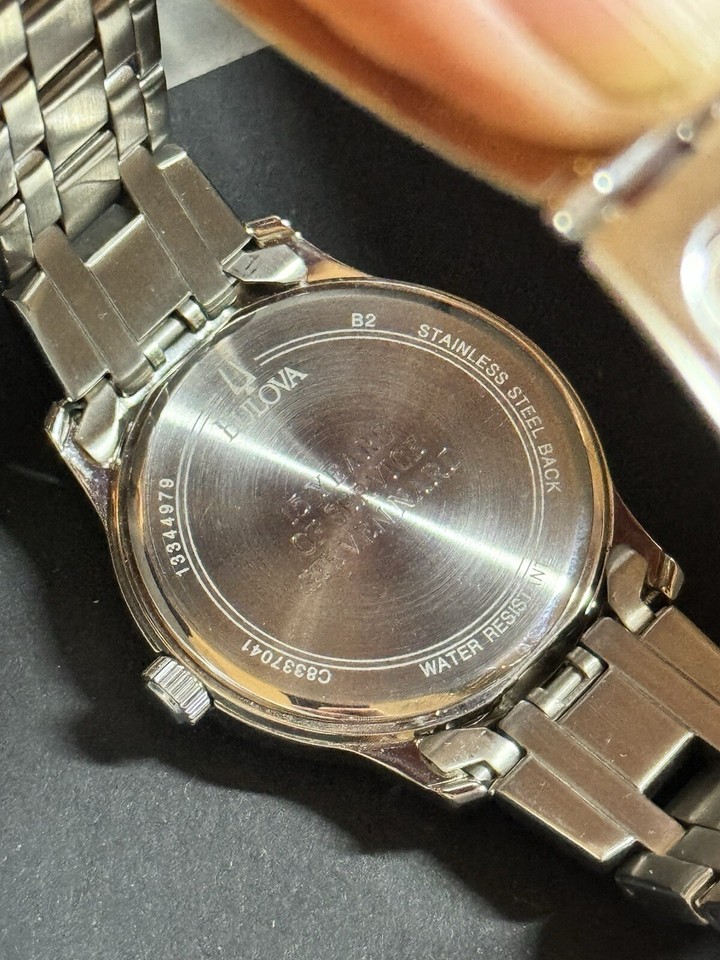 Vintage Bulova C8337041 Stainless Steel 38mm Men's Watch NEW E&R Towing ...