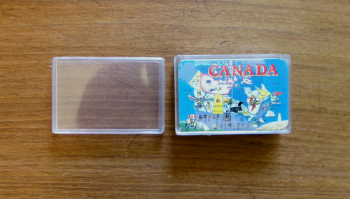 CANADA Vintage Mini Miniature Playing Cards Deck ~ Sealed & in Plastic ...