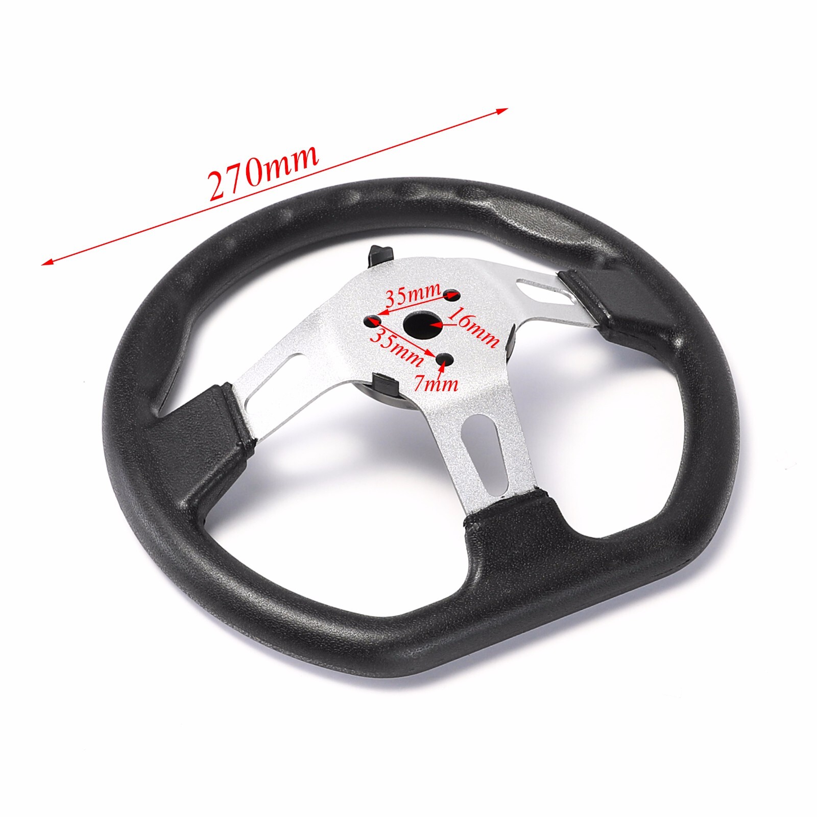 Go Kart Steering Wheel Assembly Tie Rod Gear Rack Pinion Shaft Kit ATV ...