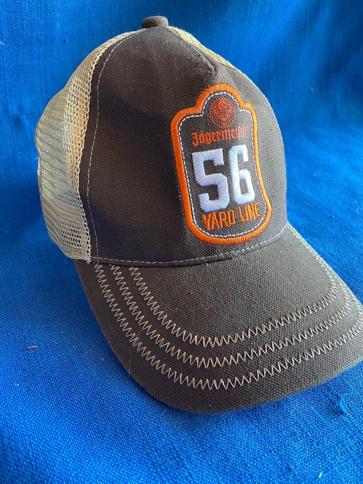 Jagermeister 56 Yard Line Trucker Hat Snapback Cap Embroidered NWOT OSF ...