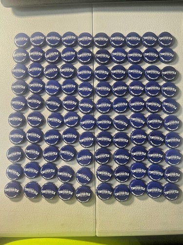 LOT OF 100 TWISTED TEA BEER BOTTLE CAPS NO DENTS | eBay
