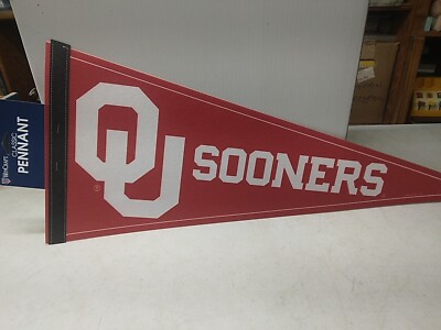 WinCraft NCAA Oklahoma University Sooners 12x30 Team Pennant Red ...