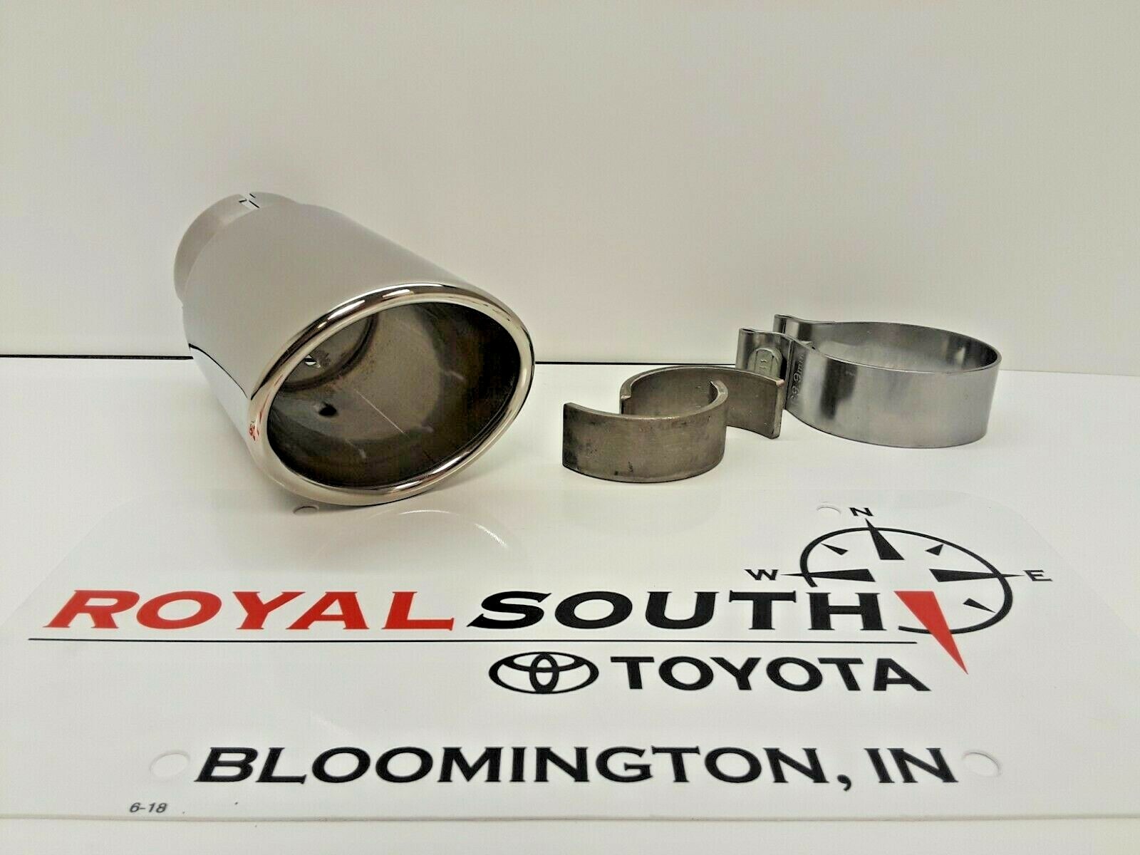 Toyota 4Runner 2010-2019 Polished Stainless Steel Exhaust Tip Genuine ...