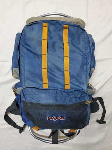 Vintage JANSPORT External Aluminium Frame Hiking Backpack Pack Camping ...