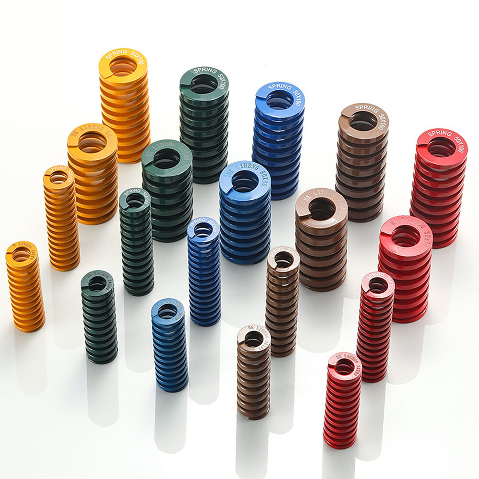 OD 18mm/ID 9mm Die Springs Compression Mould Spring Light/Medium/Heavy ...