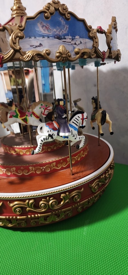 Mr Christmas Triple Decker Carousel Plays 50 Songs | eBay