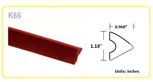 Pool Table Rubber Bumpers, Pool Table Rail Cushions (Set of 6) - 8 Foot ...