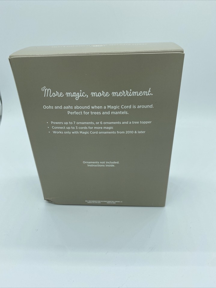 Hallmark Keepsake Magic Cord Powers Magic Ornaments From 2010 & later ...