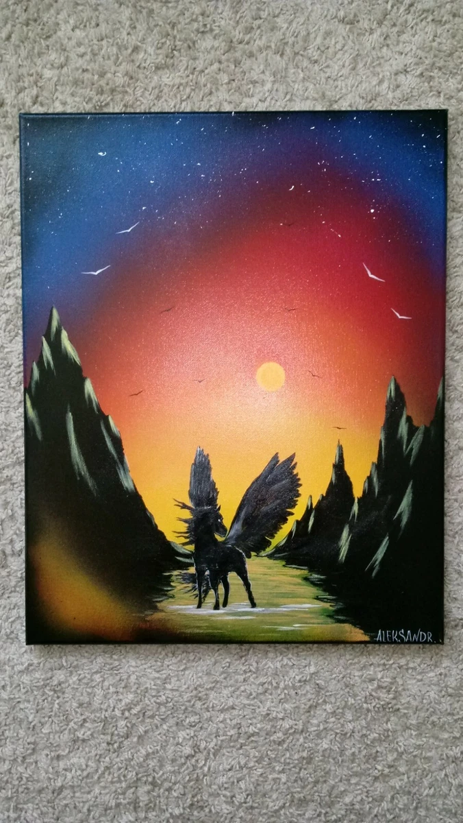Spray Can Art On Canvas
