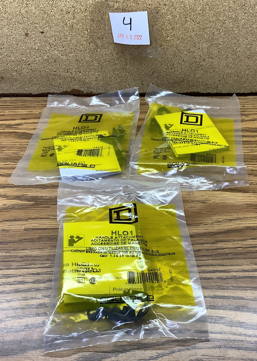 Lot Of 3 Square D HLO1 circuit breaker Handle Lock Assembly | eBay