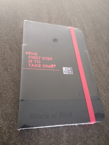 Oxford Black n' Red A6 Hardback Casebound Business Journal, Ruled and ...