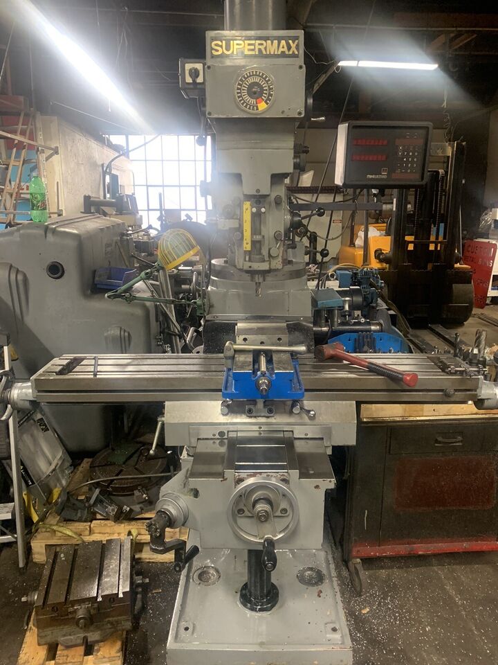 9 X 49 Supermax Milling Machine Very Well Tooled | eBay