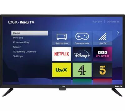 LOGIK L32RHE23 Roku TV 32" Smart HD Ready HDR LED TV - DAMAGED BOX | eBay