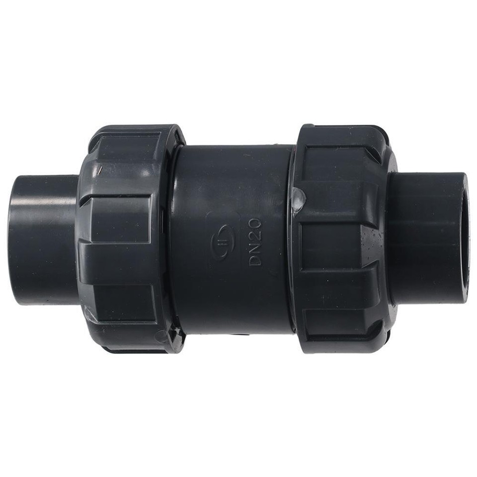 UPVC Check Valve Black Backflow Valve Durable Non Return Valves Water ...