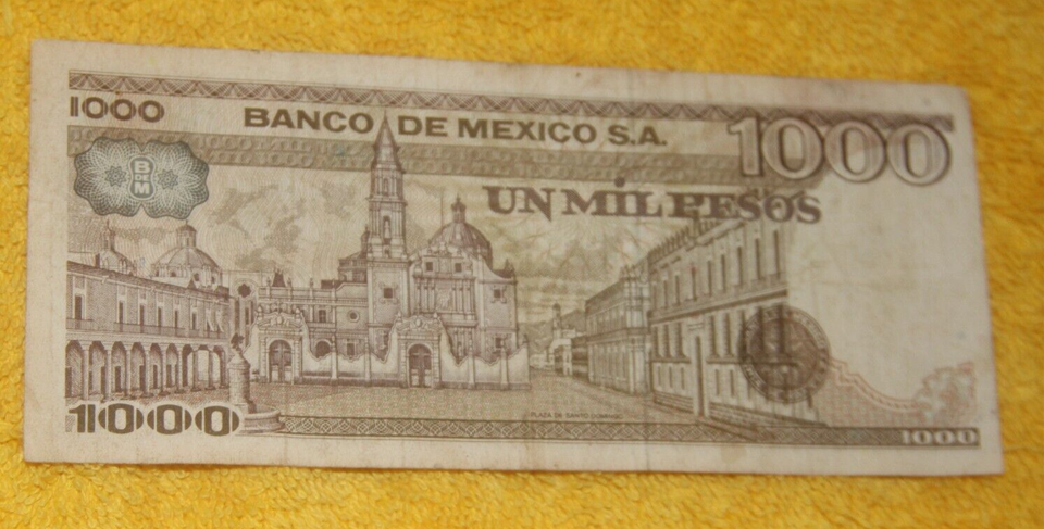 MEX Bank Notes: El Banco de Mexico S.A, 1000 Pesos 1982 Serig SZ | eBay